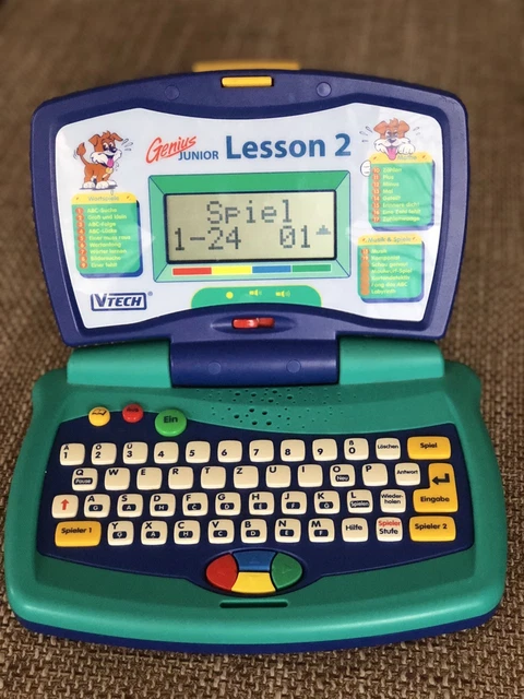 VTECH GENIUS JUNIOR Lesson 2 LernComputer, Lern Laptop Für Kinder EUR 3 ...