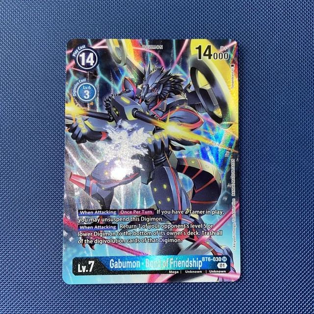DIGIMON TCG GABUMON Bond Of Friendship Double Diamond BT6-030 AA SR x1 Alt Art £10.00 - PicClick UK