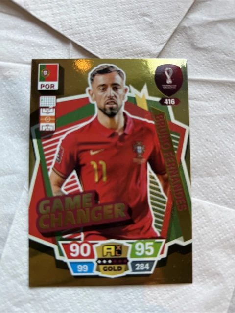 FIFA WORLD CUP qatar 2022 Bruno Fernandes Game Changer card # 416 new £ ...