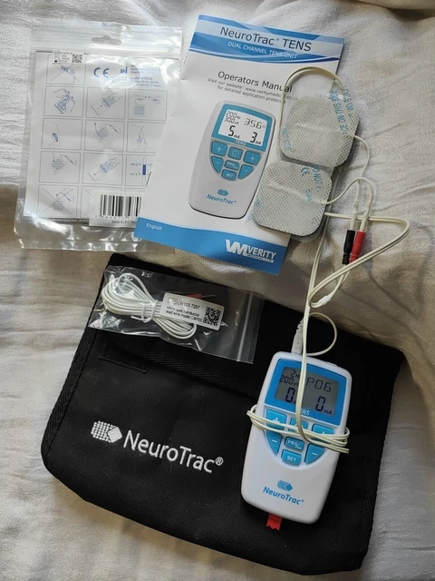 NEUROTRAC MULTI TENS potente macchina TENS e toner muscolare made in UK ...
