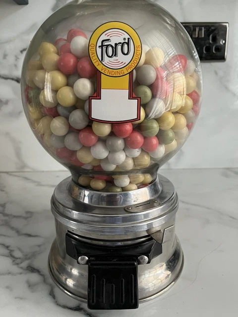 VINTAGE FORD BUBBLEGUM gumball Vending machine 50s/60s £229.00 ...