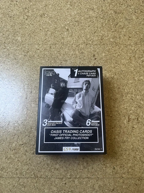 OASIS TRADING CARD Collection Box Iconic Cards Limited Edition + NEW ...