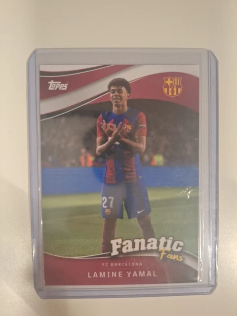 TOPPS FC BARCELONA Fan Set 24/25 Lamine Yamal Fanatic Fans #FF-4 EUR 1,00 - PicClick DE