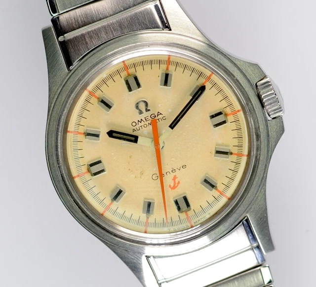 OMEGA ADMIRALITY ANCHOR Automatik Vintage 35mm Unisex Edelstahl Fixo ...