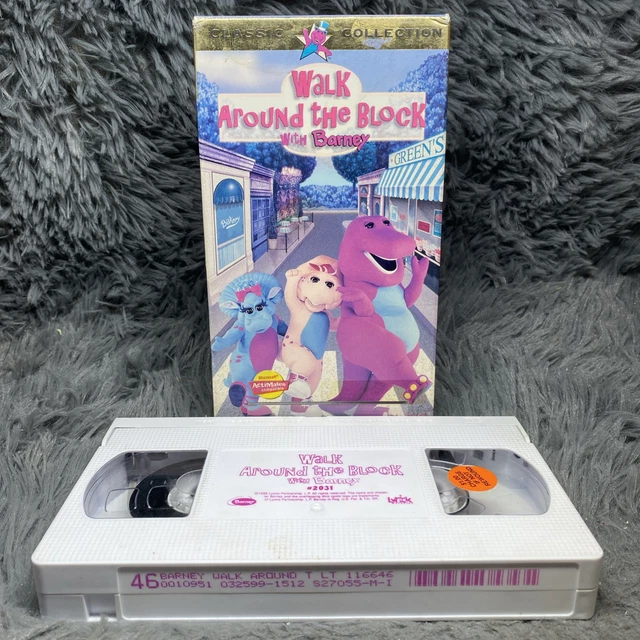 BARNEY - WALK Around the Block with Barney VHS 1999 Classic Collection ...