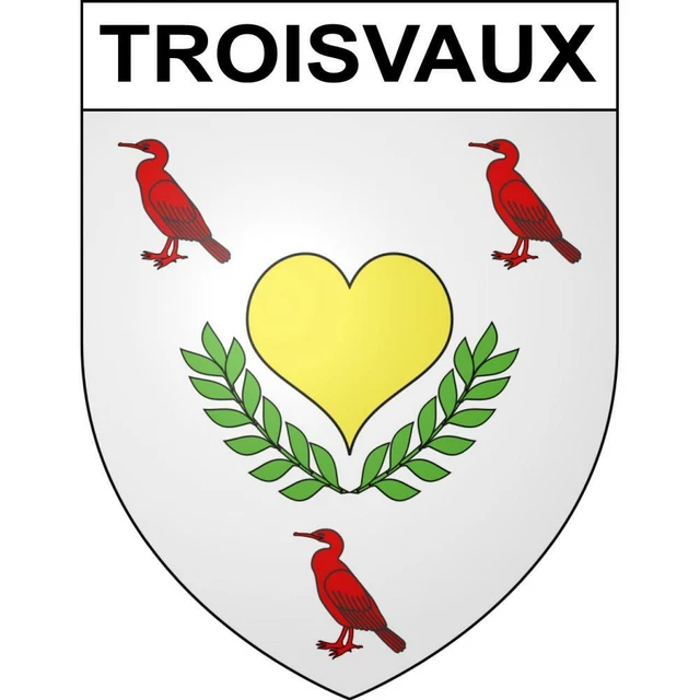 TROISVAUX 62 VILLE sticker blason écusson autocollant adhésif EUR 6,99 - PicClick FR
