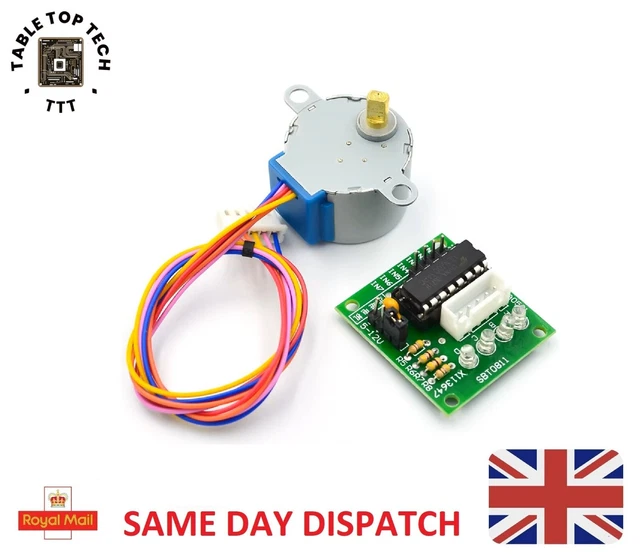 STEPPER MOTOR 28BYJ-48 + ULN2003 Driver Board 5V - 4 phase Great for ...
