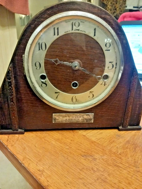 1930S GERMAN WESTMINSTER chime mantel clock working £30.00 - PicClick UK