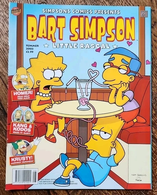 SIMPSONS COMICS PRESENTS Bart Simpson - Little Rascal Summer 2003 £5.99 ...