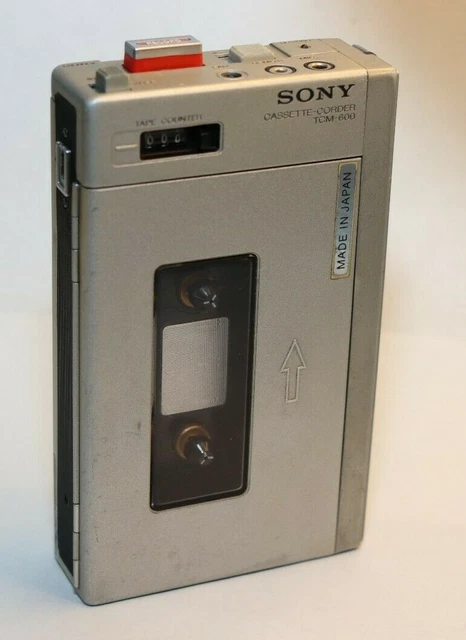 SONY WALKMAN CASSETTE-CORDER TCM-600 - (Fully Operational) Serial No ...