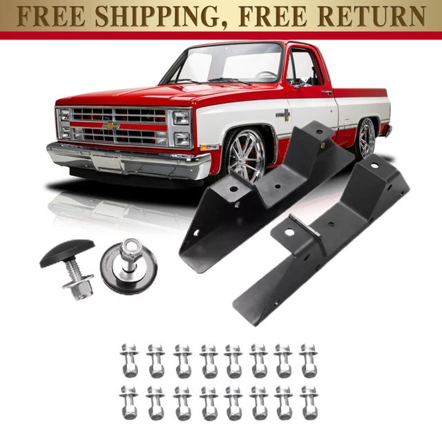 FOR 73-87 CHEVY C10 C20 Truck Upgrate Rear Bolt-on C Notch Frame Kit ...