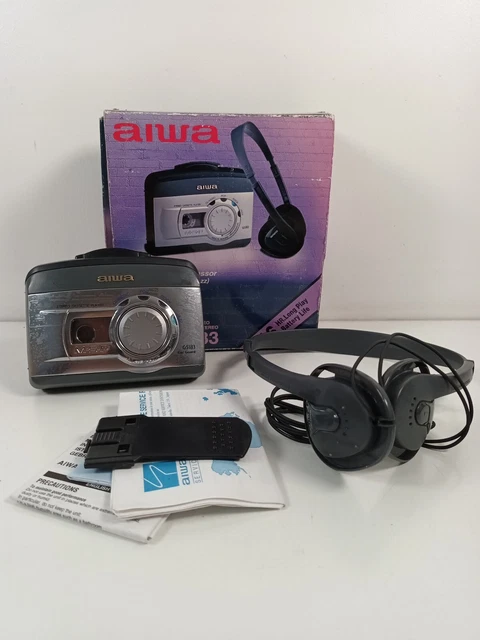 VINTAGE AIWA WALKMAN GS183 Portable Personal Cassette Player Retro £59. ...
