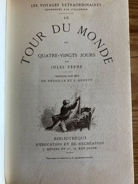 JULES VERNE- LE Tour Du Monde En 80 Jours 1965 Paperback EUR 7,34 ...