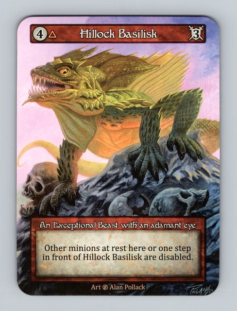 SORCERY: CONTESTED REALM - Hillock Basilisk - Beta - Exceptional £1.34 ...