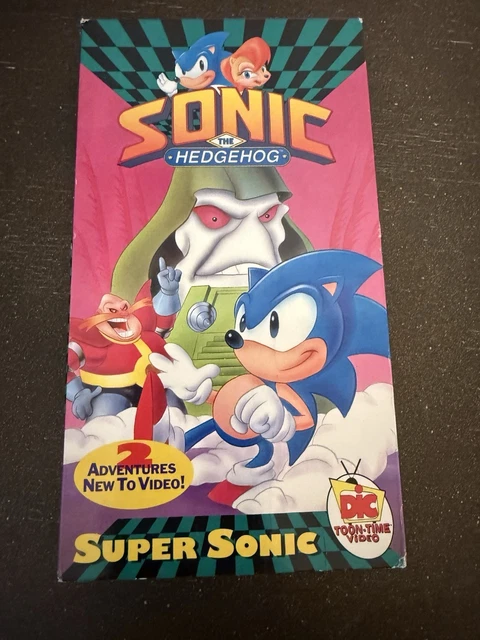 SONIC THE HEDGEHOG : SUPER SONIC VHS Video Tape 1994 Kids Cartoon EUR ...