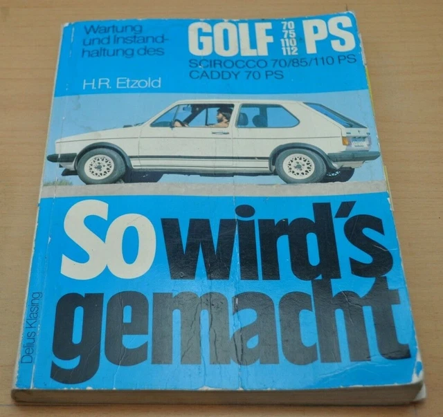 VW GOLF SCIROCCO 1 GTI Typ 53 17 70ps 75ps 85ps 110ps ...