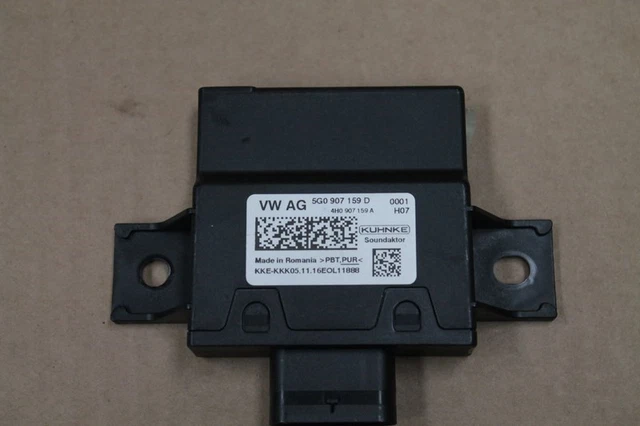 VW GOLF 7 Facelift Control Unit Soundaktor Structure-Borne 5G0907159 D ...