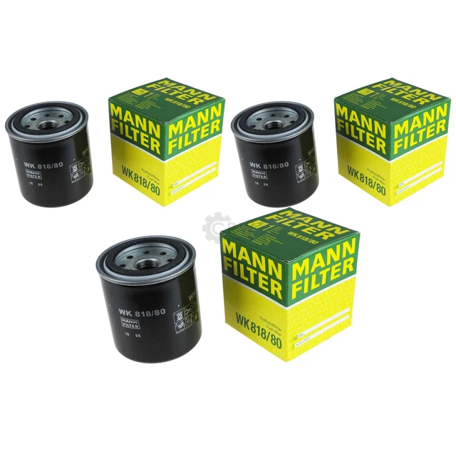 3X ORIGINAL MANN-FILTER Filtre à Carburant Wk 818/80 Fuel Filtre EUR 95,69 - PicClick FR