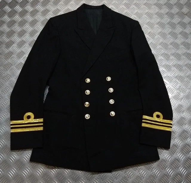 RN NO1 JACKET Vintage Lieutenant Commander Cuff Rank Ribbon British ...