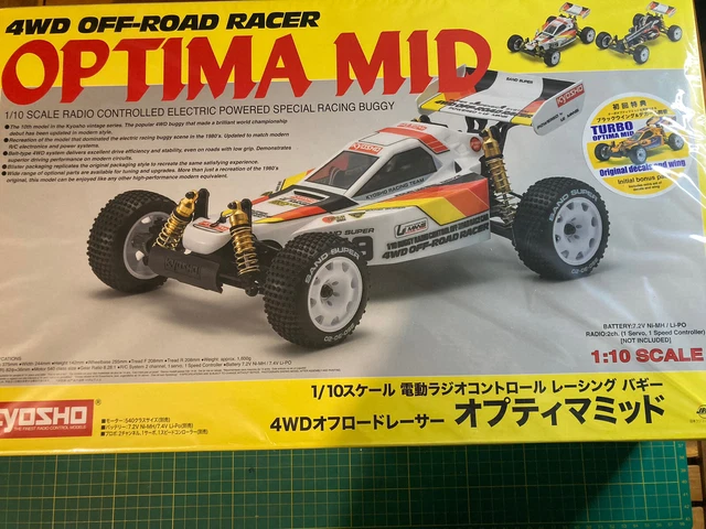 KYOSHO OPTIMA MID with turbo mid extras and body £435.00 - PicClick UK