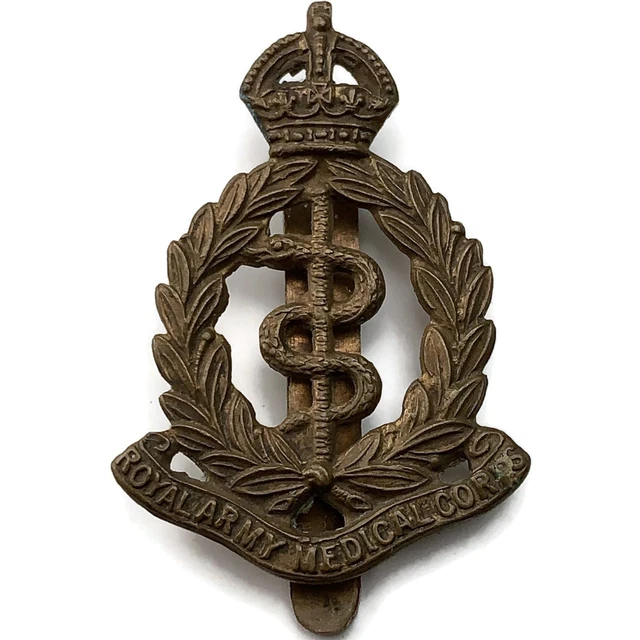 ORIGINAL WW2 ROYAL Army Medical Corps RAMC Cap Badge -Genuine British ...