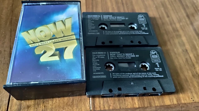 VARIOUS ARTISTS NOW That's What I Call Music 27 Double Cassette Tape ...