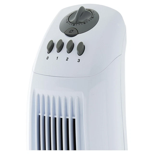 TESCO TF15 TOWER Fan 3 Speed 2 Hour Timer With Oscillation Function ...