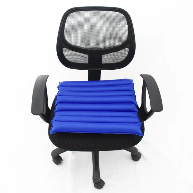 EXTRA LARGE OFFICE Flight Travel Air Inflatable Seat Cushion Pillow ...
