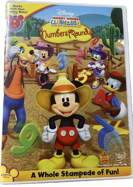 *MINT* MICKEY MOUSE Clubhouse Numbers Roundup 5 EPISODES Playhouse ...