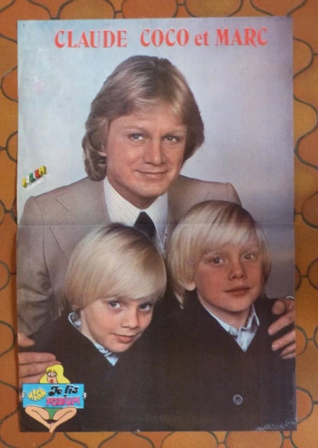 POSTER 2 PAGES Podium, Claude Francois, Marc, Coco EUR 2,00 - PicClick FR