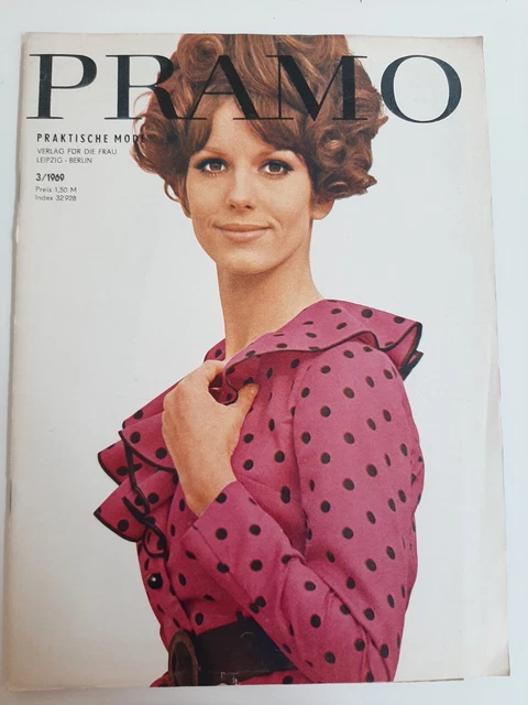PRAMO 3/69, Mode-und Schnittmusterheft, DDR, vollständig EUR 5,00 ...