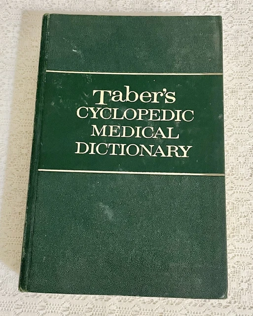 TABER'S CYCLOPEDIC MEDICAL Dictionary 12th Edition, Illustrated, HC ...