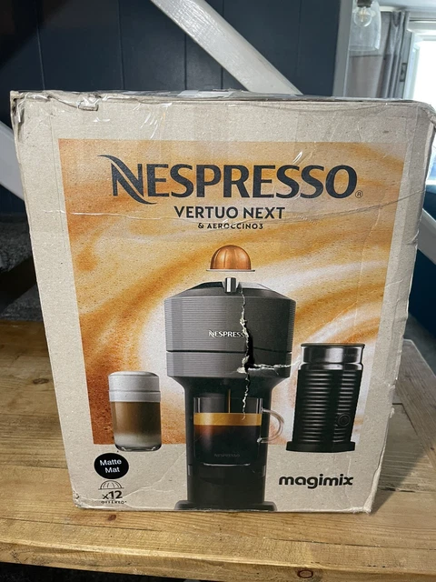 NESPRESSO VERTUO POP Pod Coffee Machine by Magimix - Liquorice Black ...