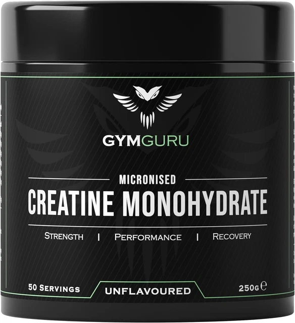 GYM GURU | Creatine Monohydrate Powder | 250g | Micronized ...