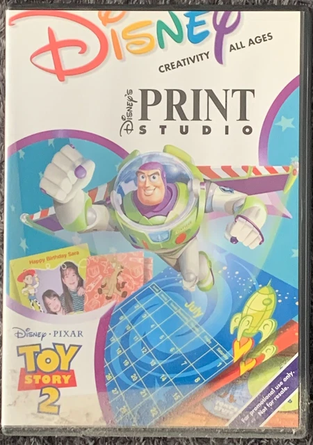 DISNEYS TOY STORY 2 Print Studio PC CD Rom Excellent condition Pixar £7 ...
