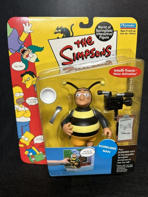FIGURA DE ACCIÓN Playmates Los Simpson Mundo de Springfield Bumblebee ...