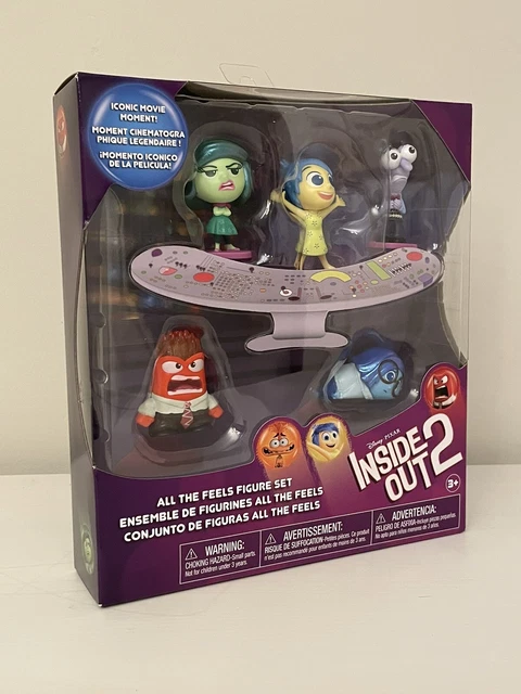 DISNEY PIXAR INSIDE Out 2 All The Feels Figure Set DISGUST JOY FEAR ...