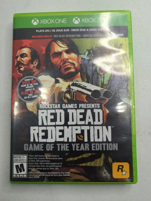 RED DEAD REDEMPTION 2 Game of the Year Edition (Xbox One Xbox 1 Xbox ...