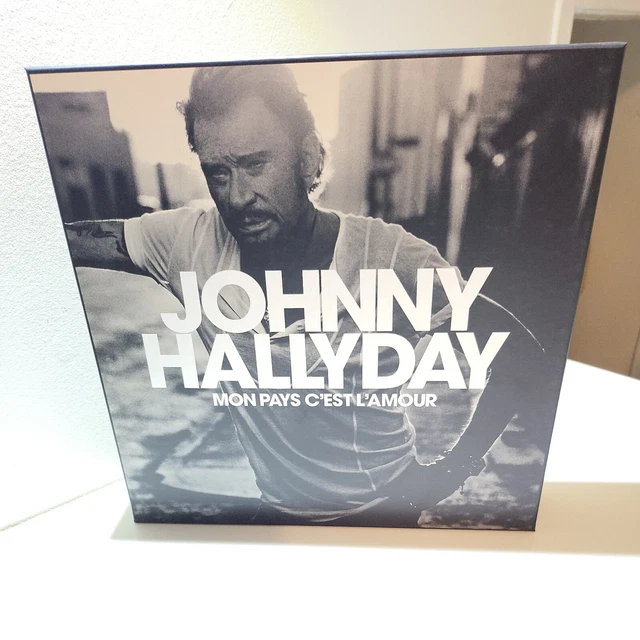 COFFRET JOHNNY HALLYDAY "Mon pays c'est l'Amour" Edition ultra limitée ...