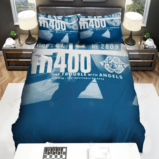 MUSIC FILTER BAND The Trouble With Angels Quilt Duvet Cover Set Queen ...