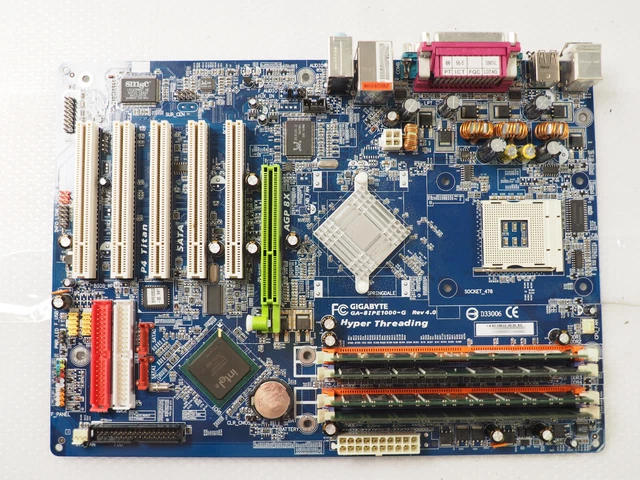GIGABYTE GA-8IPE1000-G P4 Titan AGP 8X Motherboard/ w 4 x 512Mb RAM £ ...