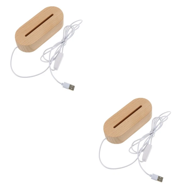 2 COUNT LED Light Support Night Base Spheres Attractive Appearance ...