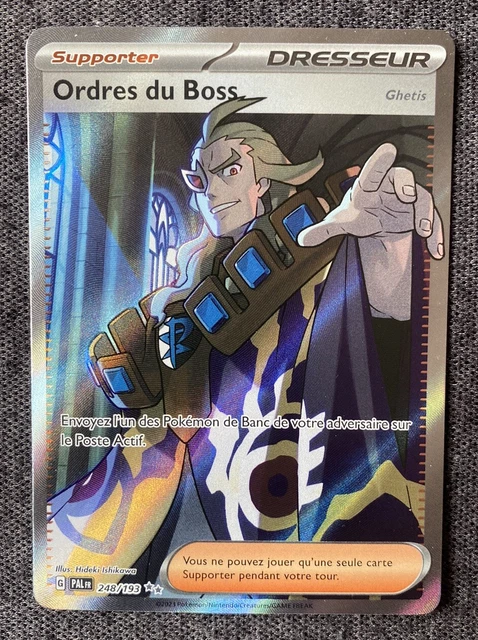 CARTE POKÉMON ORDRES du Boss 248/193 - FA - Evolutions à Paldéa EV2 FR ...