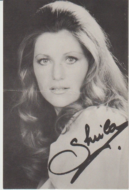 PHOTO : SHEILA - DEDICACE - signé autographe sur Carte "Disques CARRERE ...