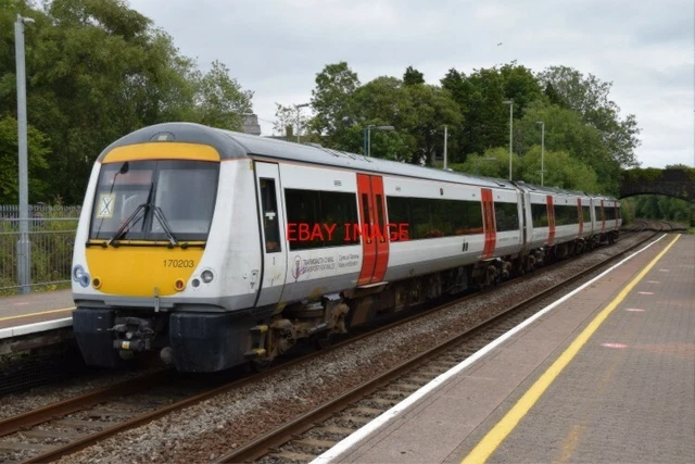 PHOTO 170 203 At Pontyclun Class 170/2 'Turbostar' Outer-Suburban 3-Car ...