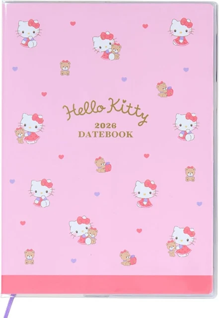SANRIO HELLO KITTY 2026 A5 Date Book Diary Planner Schedule Book ...