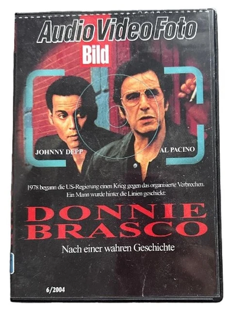 DONNIE BRASCO DVD Johnny Depp Al Pacino Film Policier Mafia EUR 6,95 - PicClick FR