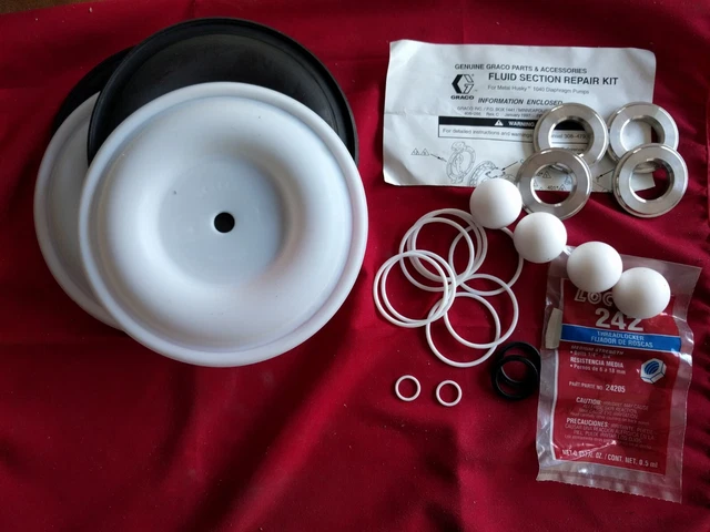 GRACO, D07311, HUSKY 1040 Fluid Section Repair Rebuild Pump Kit £286.00 ...
