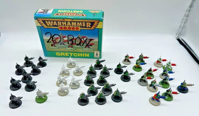 WARHAMMER 40K 🔥 RARE 🔥 1990s 2nd EDITION 🔥 Gretchin Grots 🔥 Orks Ork ...