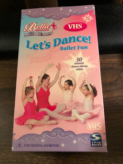 BELLA DANCERELLA LET’S Dance! Ballet Fun VHS Tested £7.41 - PicClick UK